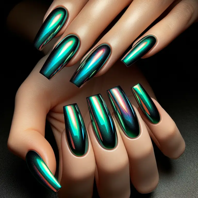 13 Jaw-Dropping Green Acrylic Nail Designs – NeedleStar
