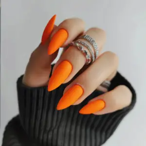 Squeeze The Day With 13 Orange Nail Designs – NeedleStar
