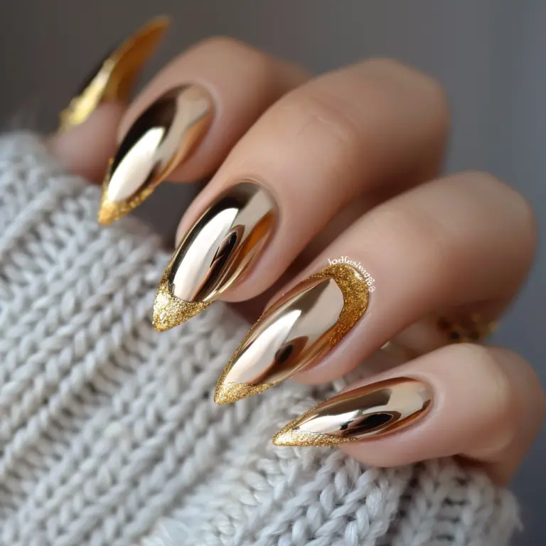 13 Dazzling Gold Nail Ideas To Sparkle Your Fingers – NeedleStar