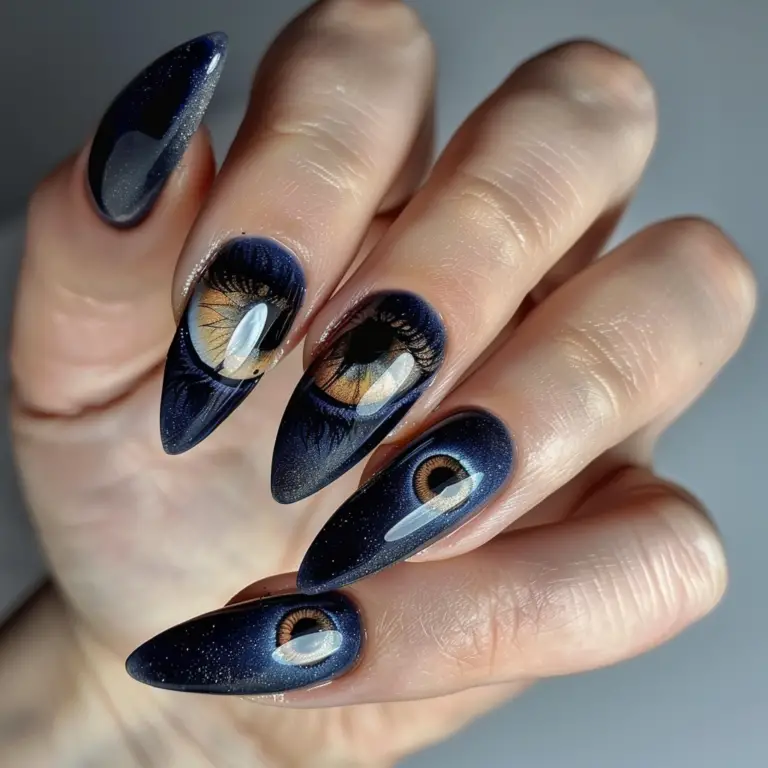 Make Waves With These 10+ Stylish Navy Blue Nail Ideas! – NeedleStar