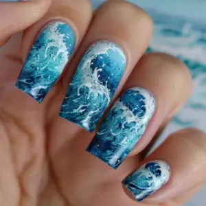 13 Stunning Ocean-Inspired Nails! Ride the Waves! – NeedleStar