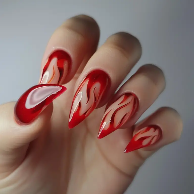 13 Red Hot Nail Designs To Ignite Your Style – NeedleStar