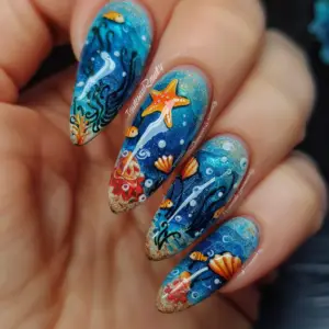 13 Stunning Ocean-Inspired Nails! Ride the Waves! – NeedleStar