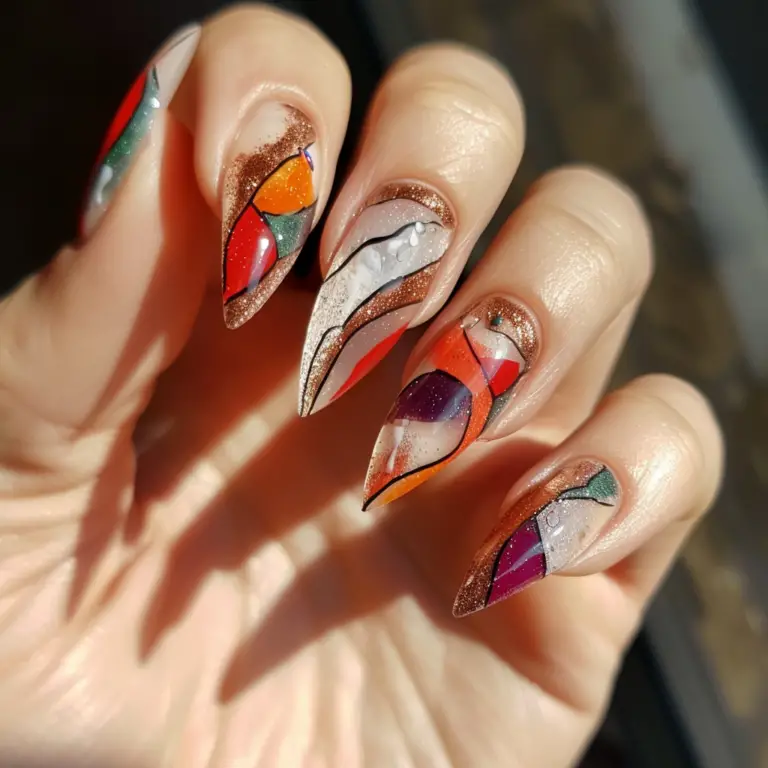 13 Unique Abstract Nail Art Designs To Inspire You – NeedleStar