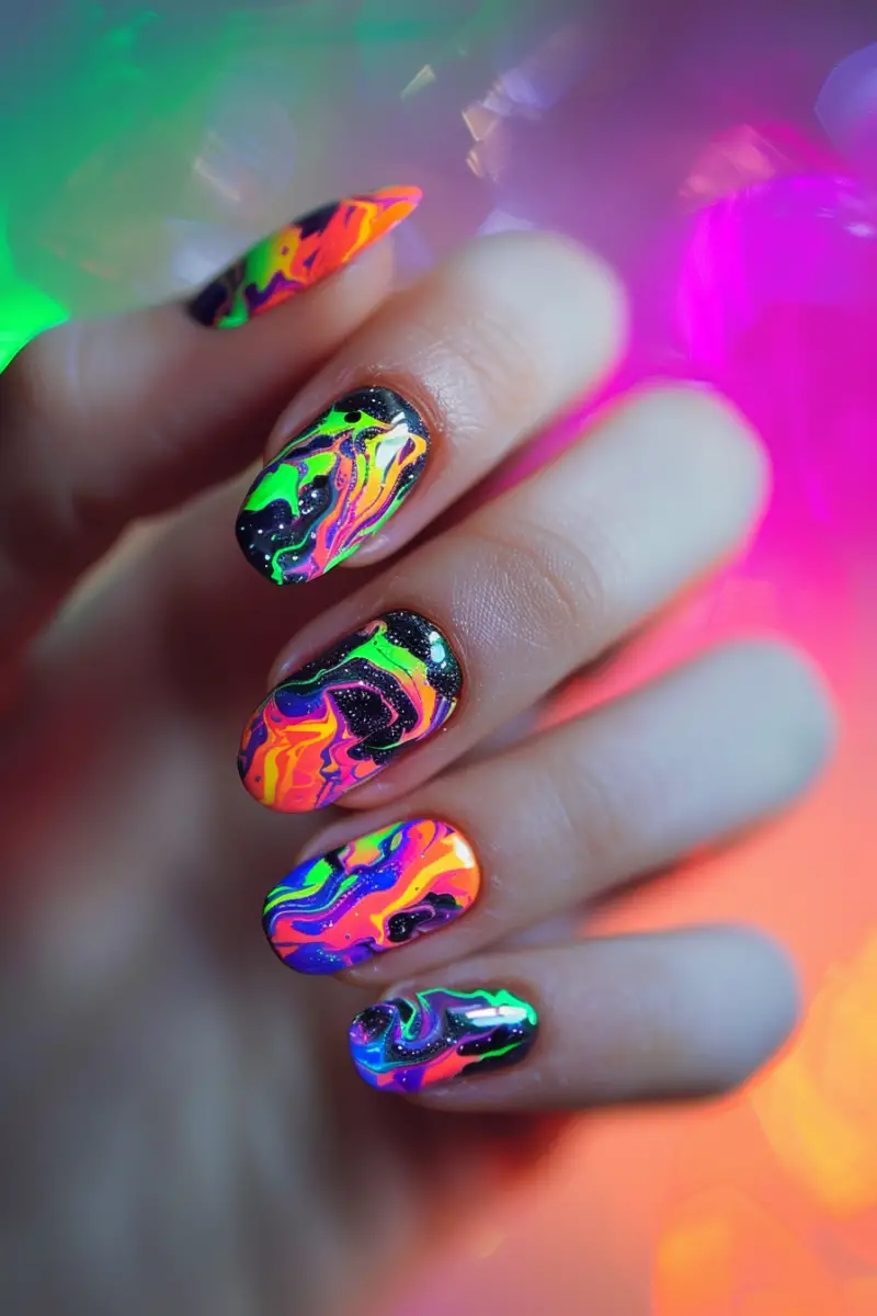 11+ Flashy Neon Nail Art To Light Up Your Look – NeedleStar