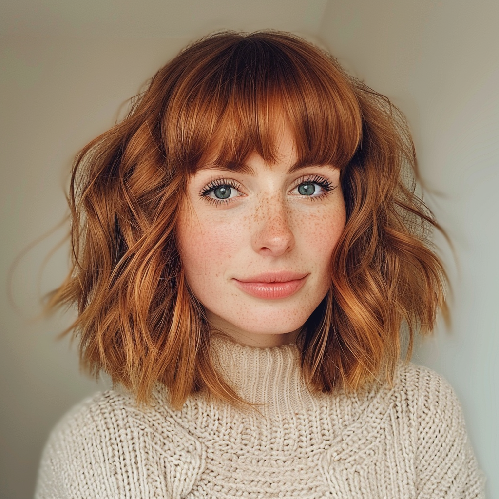 10+ Stylish Medium Length Haircuts with Bangs – NeedleStar