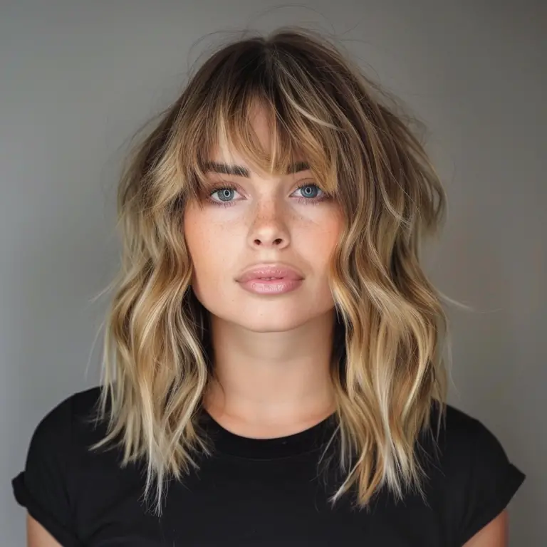 10+ Stylish Medium Length Haircuts with Bangs – NeedleStar