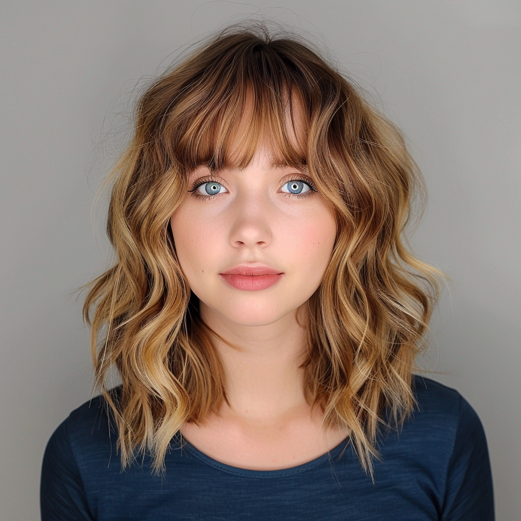 10+ Stylish Medium Length Haircuts with Bangs – NeedleStar
