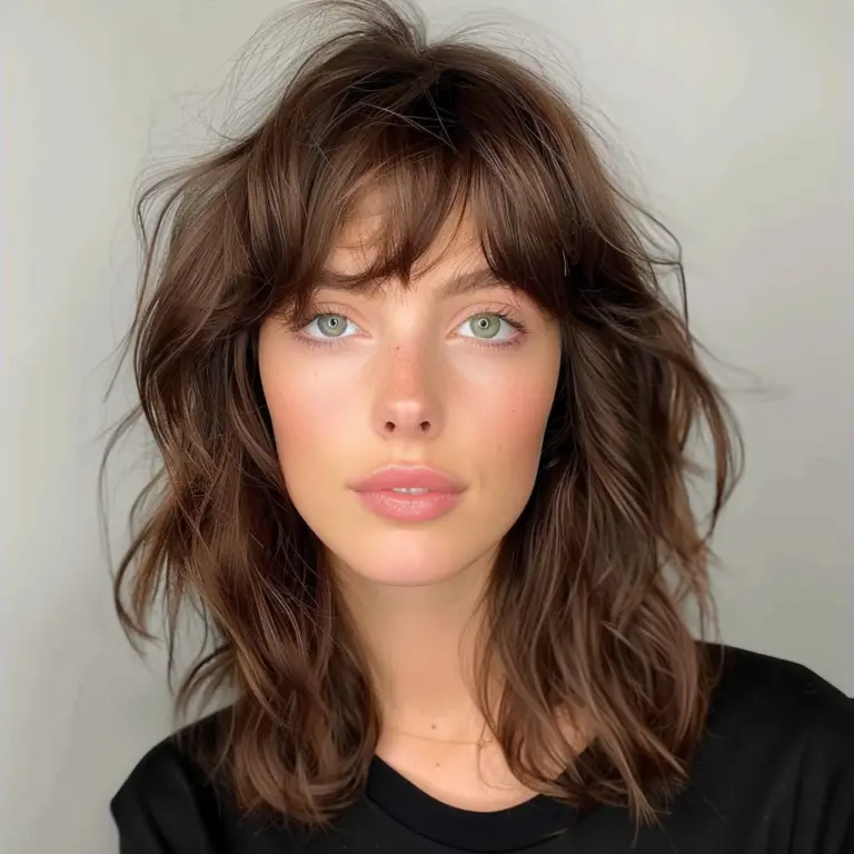 10+ Stylish Medium Length Haircuts with Bangs – NeedleStar