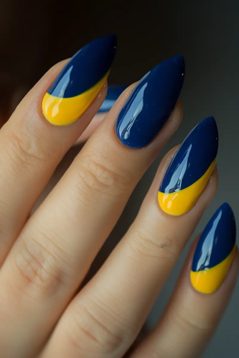 Freshen Up Your Style With 13+ Blue And Yellow Nails – NeedleStar
