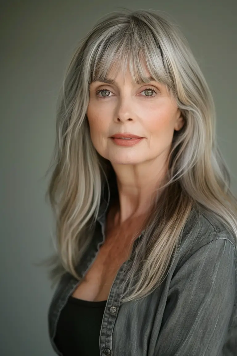 13 Chic Hairstyles With Bangs For Women Over 50 To Refresh Your Look ...
