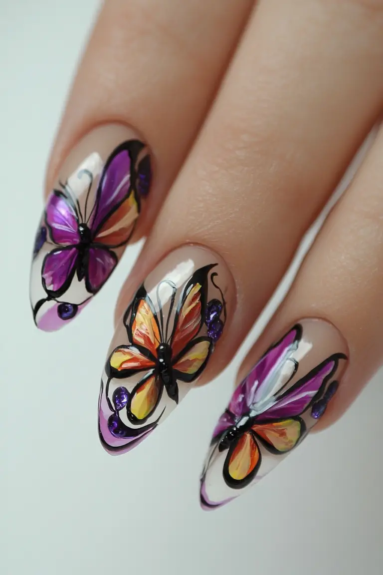 13 Butterfly Nail Designs to Spread Your Wings – NeedleStar