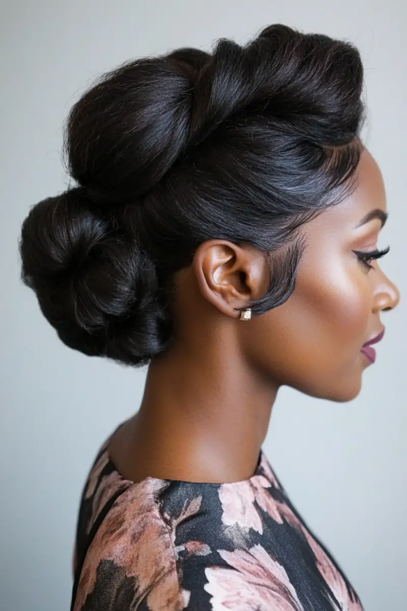 13 French Roll Hairstyles For Black Women – NeedleStar
