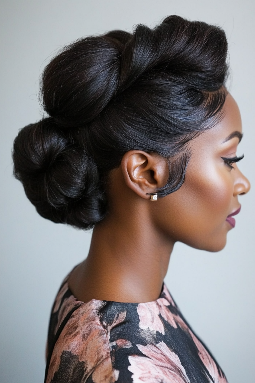 13 French Roll Hairstyles For Black Women – NeedleStar