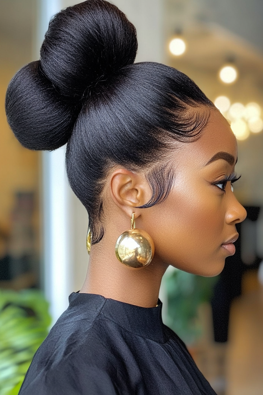 13 Black Hair Bun Styles You Must Try – NeedleStar