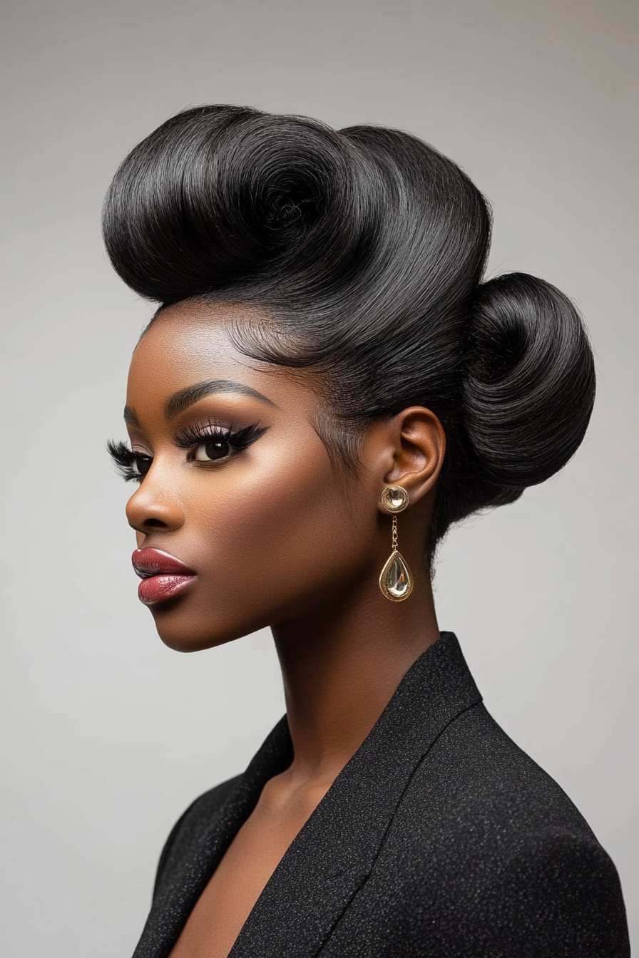 13 French Roll Hairstyles For Black Women – NeedleStar