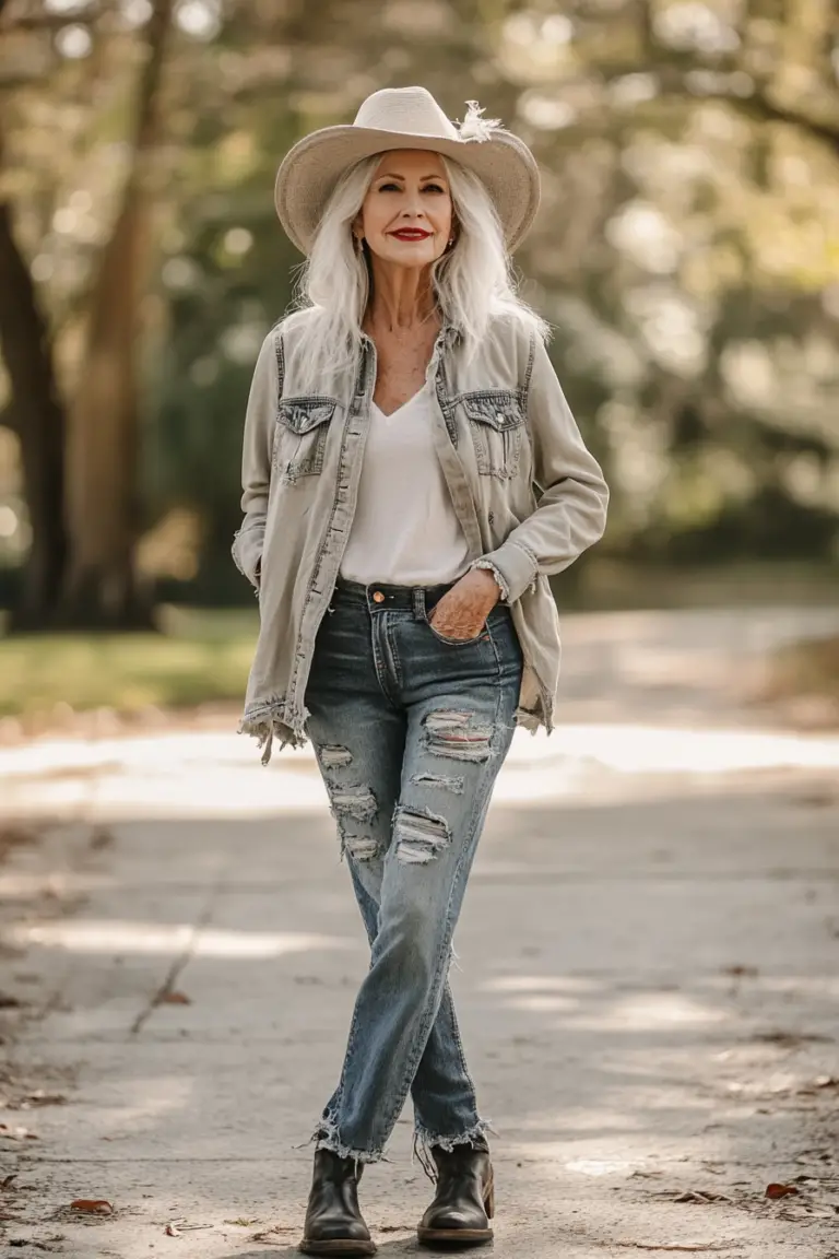 13 Stylish Jeans Ideas For Seniors Who Love Fashion – NeedleStar