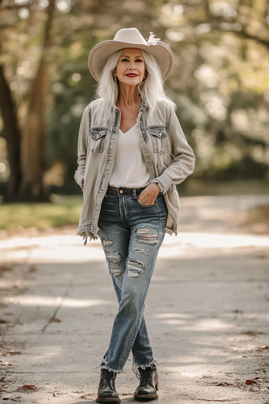 13 Stylish Jeans Ideas For Seniors Who Love Fashion – NeedleStar