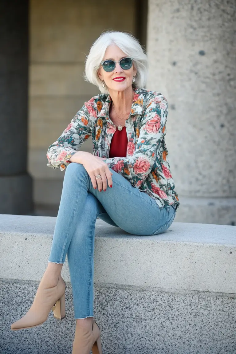 13 Stylish Jeans Ideas For Seniors Who Love Fashion – NeedleStar