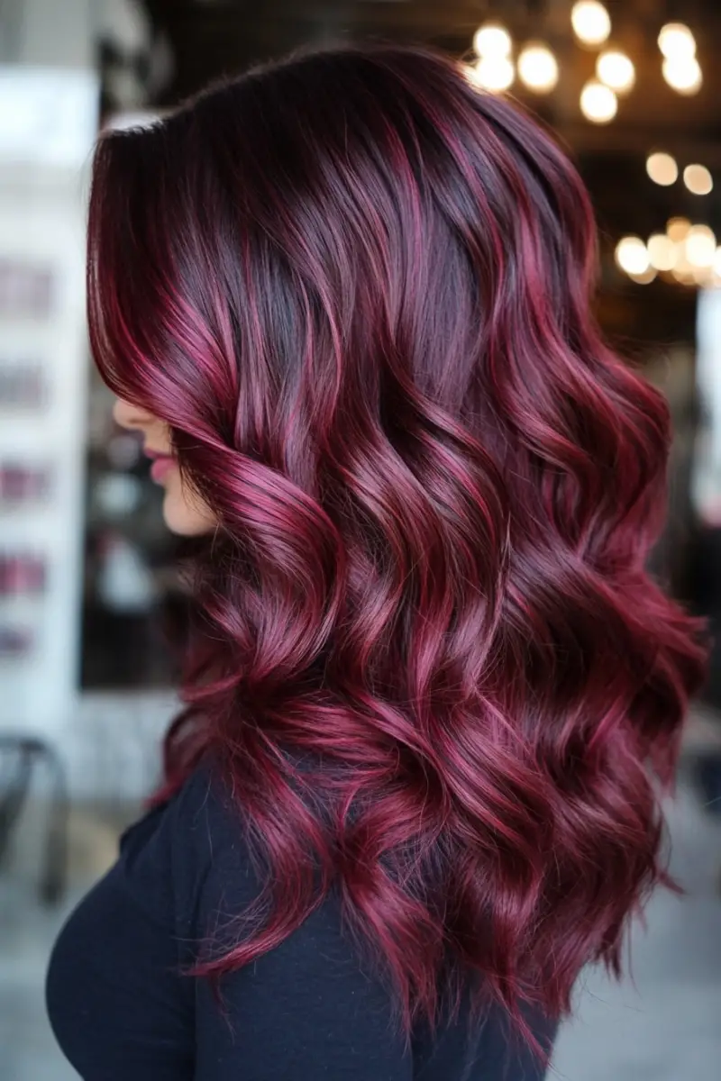 13 Must-Try Cherry Cola Balayage Ideas – NeedleStar