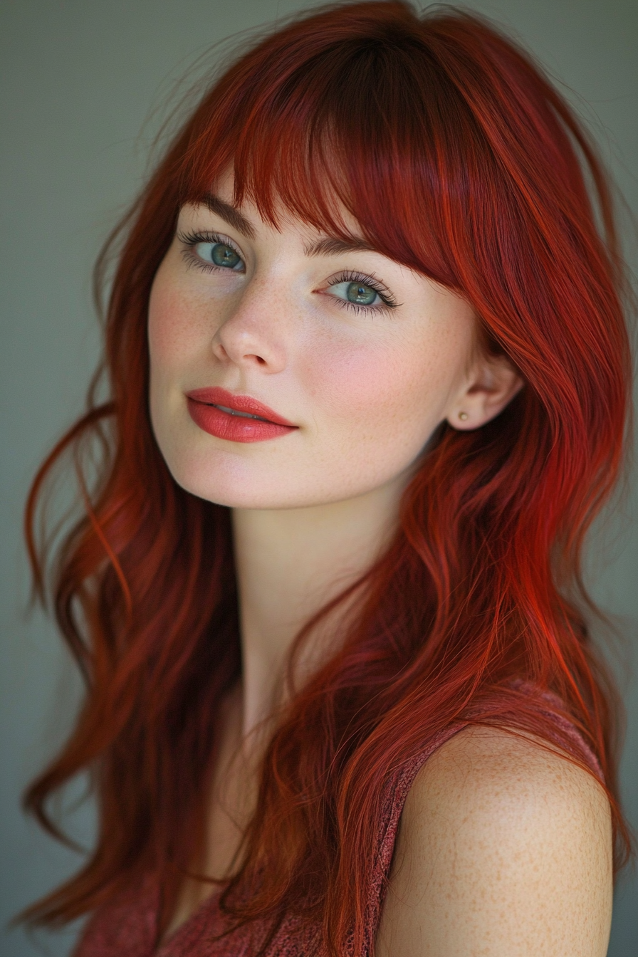 13+ Dazzling Cherry Cola Red Hair Styles – NeedleStar