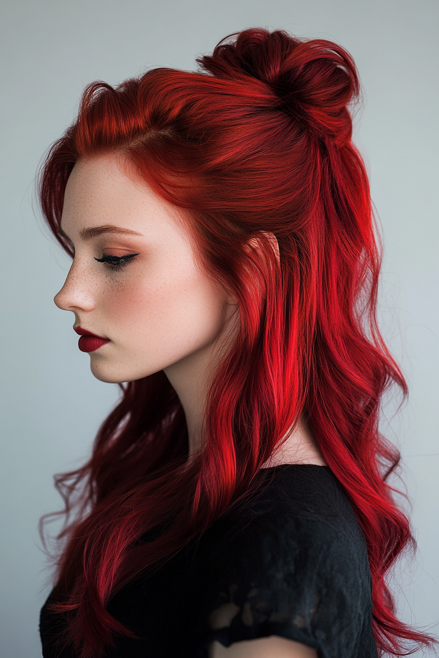 13+ Dazzling Cherry Cola Red Hair Styles – NeedleStar