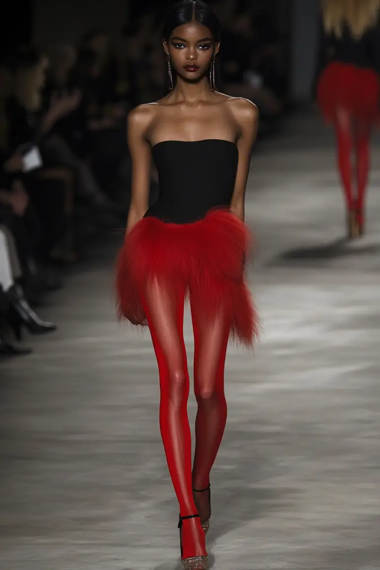 13 Ways of How To Rock Red Tights For Eye-Catching Style – NeedleStar
