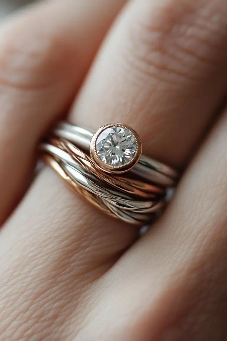 13 Stunning Ring Stacking Ideas For Your Wedding Bands – NeedleStar