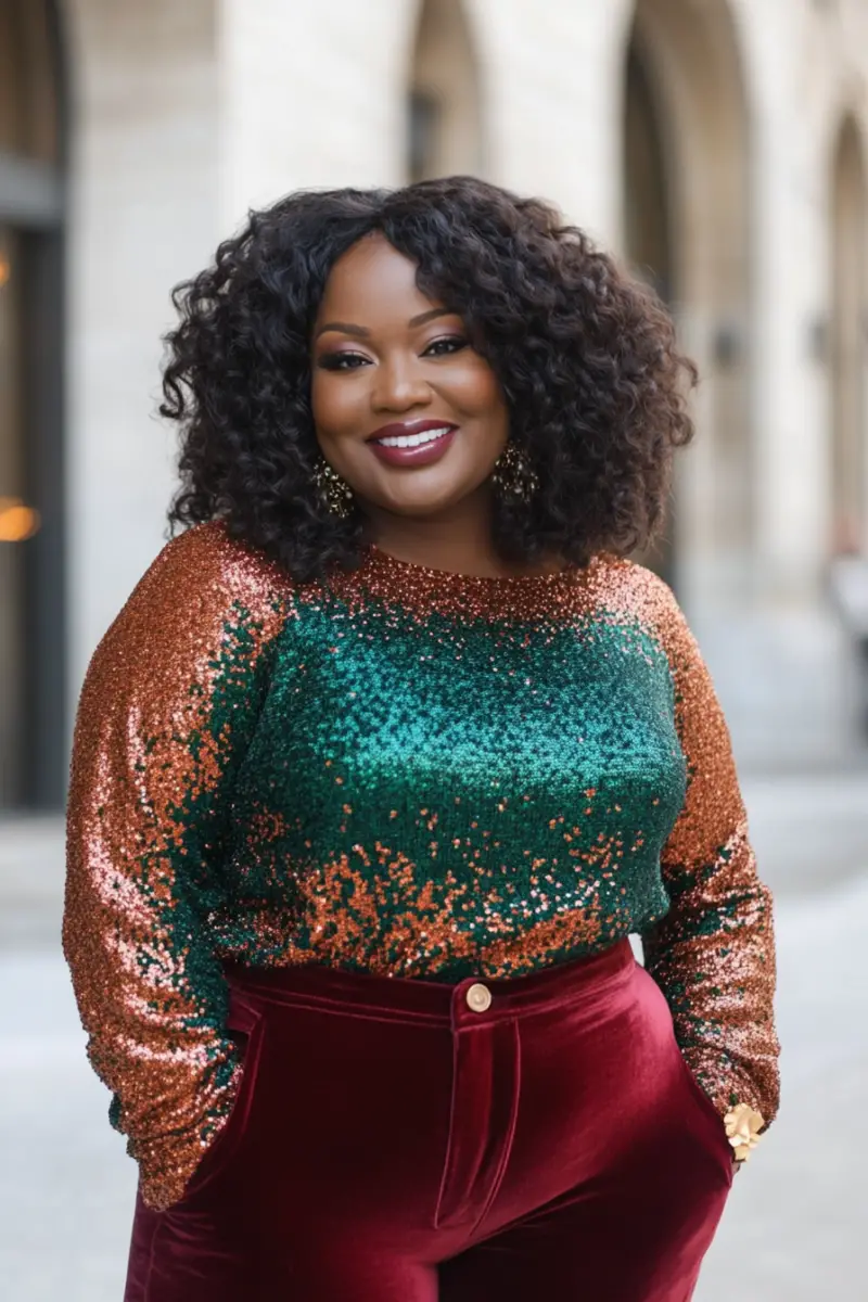 12 Plus Size Christmas Outfit Ideas For A Festive Look – NeedleStar
