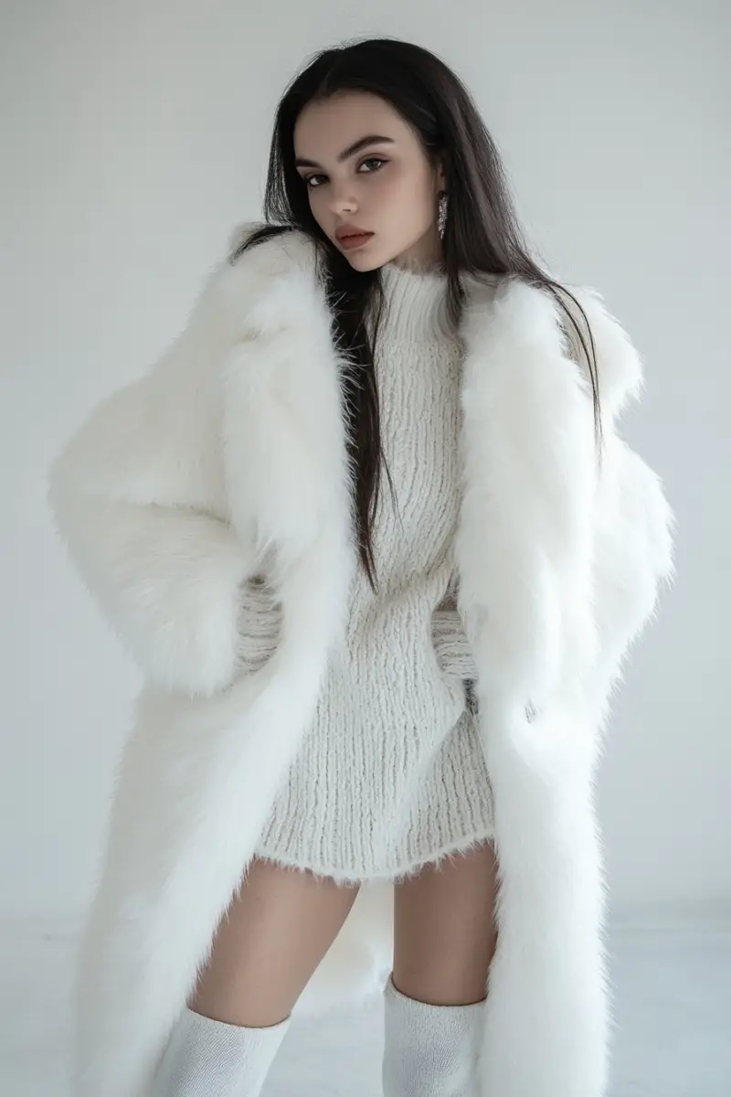 13 Stylish White Fur Coat Outfits To Elevate Your Look – NeedleStar