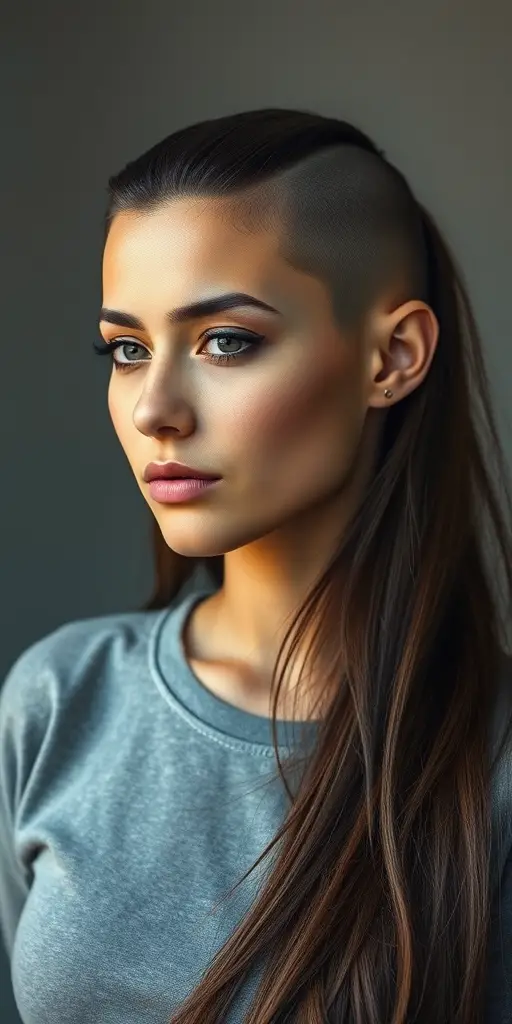 Undercut with Long Hair for Women: 13 Edgy and Elegant Hairstyle Ideas ...