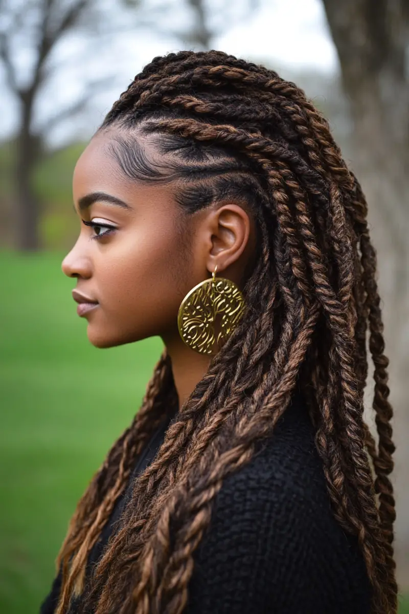 13 Two-Strand Twist Locs Hairstyles: Stunning and Unique Styles for ...