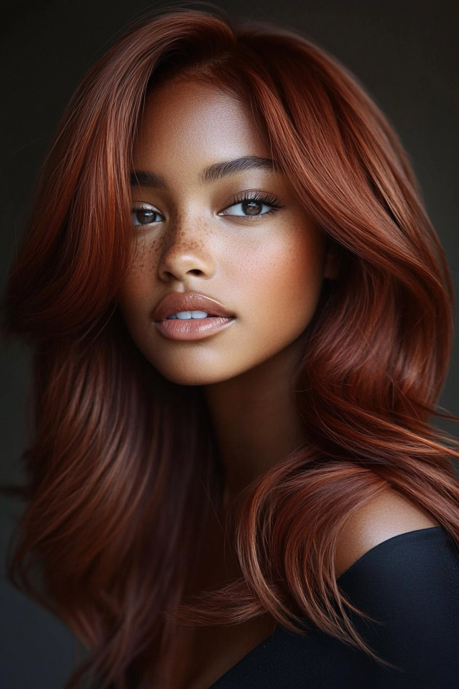 13 Flattering Hair Color Ideas for Brown Skin: Vibrant and Subtle ...