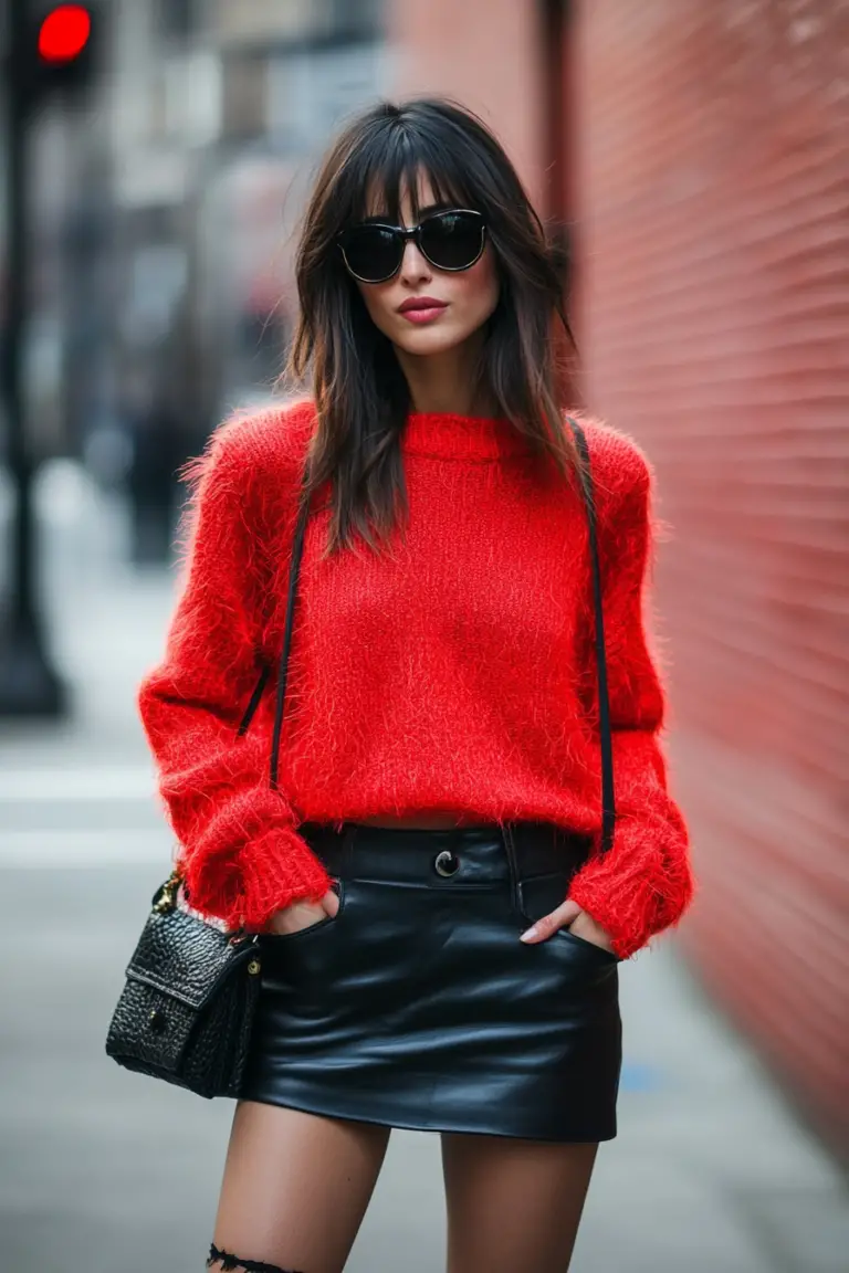 13 Must-Try Leather Mini Skirt Outfits For You – NeedleStar