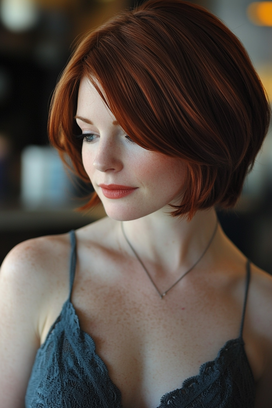 13 Slimming Bob Hairstyles for Round Face Shapes: Fresh Ideas for a ...